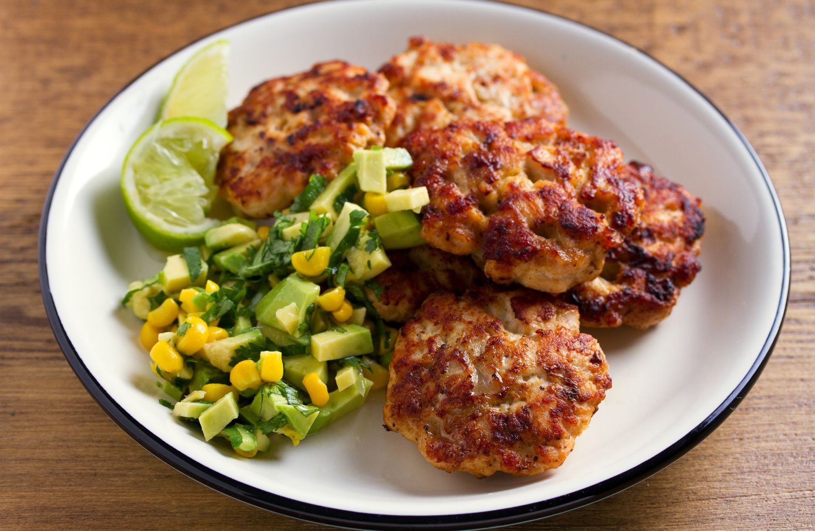 Chicken & Veg Patties w Green Mixed Salad - Soul Sister Health