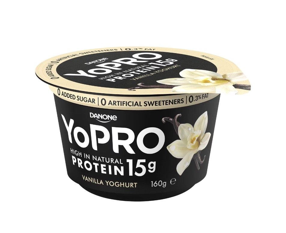 yopro Danone high protein yoghurt - Soul Sister Health